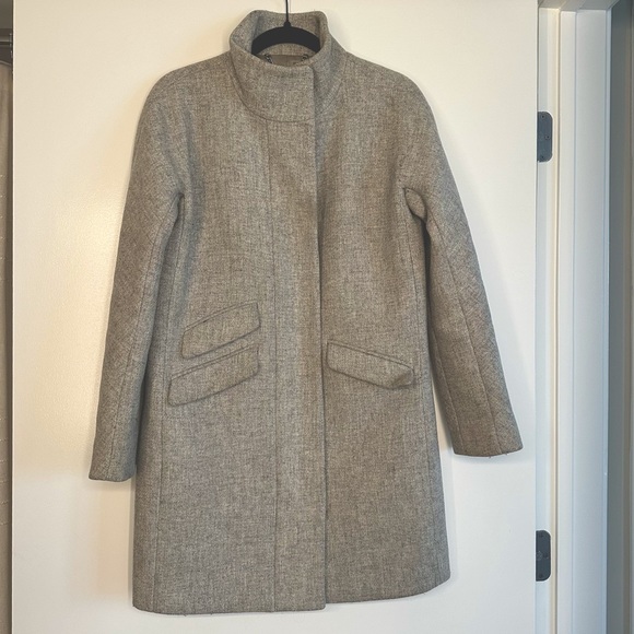 J. Crew | Jackets & Coats | Jcrew Cocoon Coat Size 2 In Color Heather ...